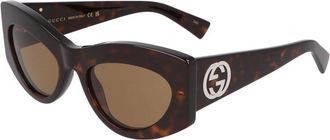 Gucci Cat Eye Sonnenbrille Gg1843S - - Accessories - unisex - Braun - 53 MM