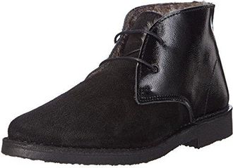 Selected Selected Femme Sflulu New Warm Patent Boot F, Desert Boots Femme - Noir (Black), 39 EU