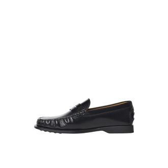 Tod's Geraffte Penny Loafer - - Shoes - Herren - Schwarzk - 44 EU