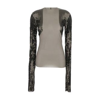 Rick Owens Damen, Oberteile, Grau, MGr&ouml;&szlig;e