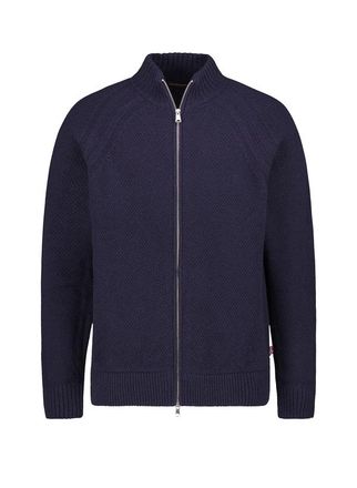 Napapijri Herren Cardigan blau unifarben