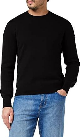 Schott NYC Homme Plkern1 Pull Sweater, Noir, XXL EU