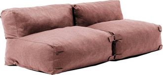 Oviala Salon de jardin modulable 2 places terracotta - Mixi