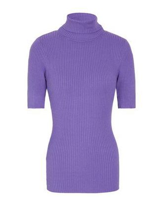 8 by YOOX VISCOSE KNIT S/SLEEVE ROLL-NECK SWEATER