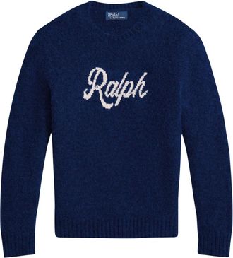 Ralph Lauren Homme, Pulls, Bleu, Taille: L Pull ras du cou avec logo