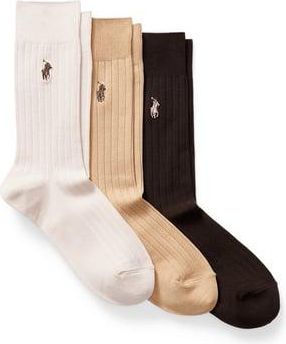 Polo Ralph Lauren Lot de trois paires de chaussettes en coton