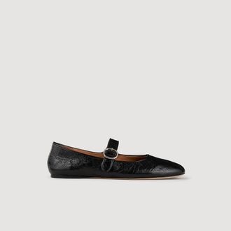 Sandro Ballerinas aus Lackleder