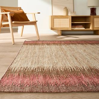 La Redoute Interieurs Tapis Vintage En 91% Jute Ikat