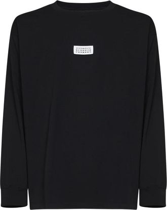 Maison Margiela Numeric Rundhals-Pullover - - Tops - Herren - Blau - S