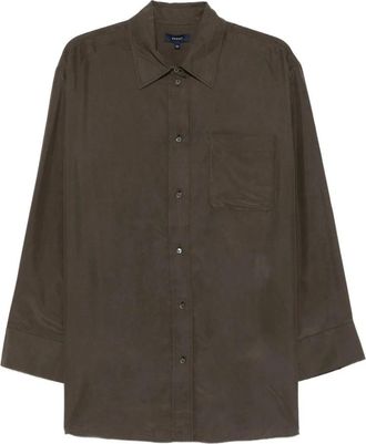 SOEUR Fonced Francesca Hemd - - Blouses & Shirts - Damen - Gr&uuml;n - S
