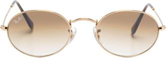 Ray-Ban Sonnenbrille mit ovalem Gestell - Gold