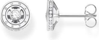 Thomas Sabo Boucles dOreille Femme - Argent 925 - Oxyde de Zirconium - 32023621, 9 x 9 mm, Argent sterling, Zircone cubique 1