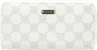 Picard Damen Geldbeutel Euphoria 1 mit Reißverschluss aus Rinderleder in der Farbe Cream, 77703Q42I3