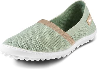 Leguano Barfu&szlig;schuh LEGUANO FLAIR, Damen, Gr. 42, gr&uuml;n (pistazie), Textil, Schuhe Barfu&szlig;schuh, Slipper, Bequemschuh mit speziell entwickelter LIFOLITLaufsohle