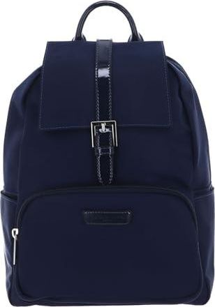 Lancaster Lancaster Basic Verni, Sac &agrave; dos Adultes unisexes, BLEU_FONCE