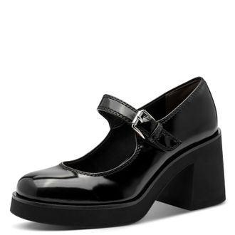 Tamaris Damen Pumps Vegan schwarz 41