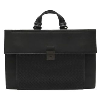 Bottega Veneta Pre-owned Leder Aktentasche - - Pre-owned - Damen - Schwarzk - ONE SIZE