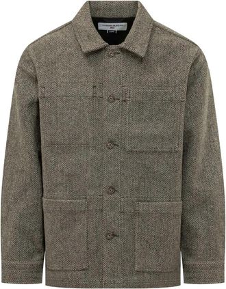 Sebago Dorr Woll-Fischgr&auml;tjacke - - Shirts - Herren - Braun - XL