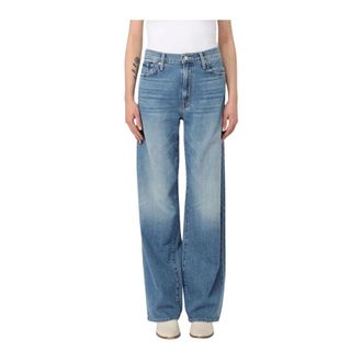 Mother Femme, Jeans, Bleu, Taille: W27 Jean Évasé Tendance