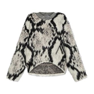 The Attico Damen, Strickwaren, Grau, 2XSGröße