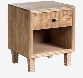 Sklum Packung mit 2 Nachttischen aus Marani-Mangoholz Mango-Holz