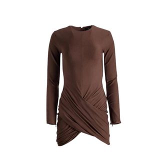 Jacquemus La Mini Robe De Minuit - Femme - Robes - Brun - Taille: 40 FR