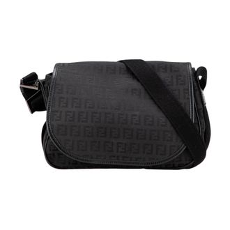 Fendi Pre-owned Stylische Gemusterte Umh&auml;ngetasche - - Pre-owned - Damen - Schwarzk - ONE SIZE