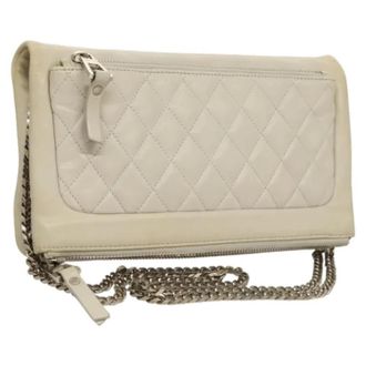 Jimmy Choo London Pre-owned Leder Schultertasche - - Pre-owned - Damen - Grau - ONE SIZE