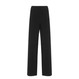 Norma Kamali Damen, Hosen, Schwarzk, LGr&ouml;&szlig;e