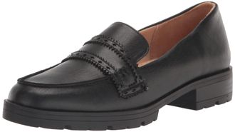 Life Stride Damen London Loafer Slipper, Schwarz, 37.5 EU Weit