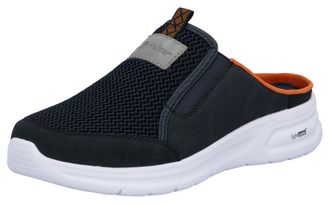Rieker Clog RIEKER, Herren, Gr. 42, blau, Nubuklederimitat, Textil, Schuhe Clog, Sommerschuh, Schlappen, Urlaub, in sportlicher Optik, Topseller
