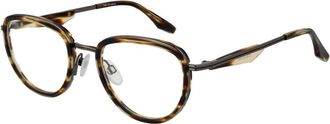 Trussardi Homme, Accessoires, Brun, Taille: ONE Size Monture de Lunettes Panto