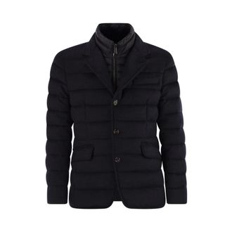 Moorer Gerade geschnittene- wattierte Jacke - - Jackets - Herren - Blau - 4XL