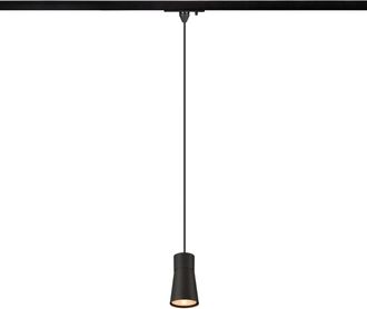 SLV PURI 2.0 Cone, 1~ Pendelleuchte, GU10, Pendellänge 200 cm, 1x max. 6 W, schwarz