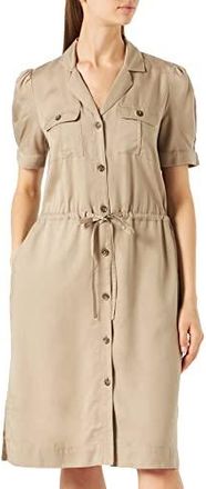 Esprit 072EE1E303 Robe, 265/PALE Khaki, 36 Femme
