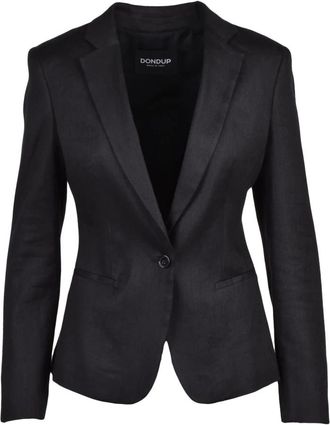 Dondup Femme, Vestes, Noir, Taille: 38 FR Blazer Stondato