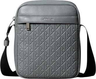 Calvin Klein Homme, Sacs, Gris, Taille: ONE Size Emblem Emboss Reporter