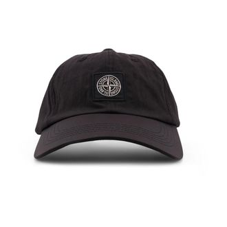 Stone Island Homme, Accessoires, Noir, Taille: ONE Size Casquette de baseball avec &eacute;cusson Compass