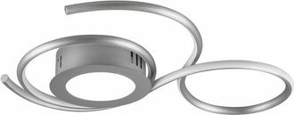 ETC Shop Etc-shop - led Deckenlampe dimmbar mit Fernbedienung Deckenleuchte Wohnzimmer Modern Tageslichtlampe Decke, Licht getrennt schaltbar, 1x led 36W