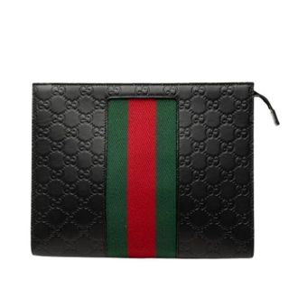 Gucci Sac pochette vintage doccasion - Femme - Pre-owned - Noir - Taille: ONE Size