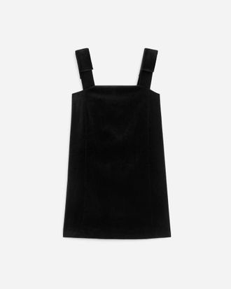 Arket Minikleid Aus Samt -Schwarz