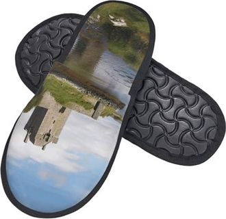 Generic Slippers Vue Du Dunguaire Portative Chaussons Anti Odeur Chaussons Maison Pour Voyage Outdoor Automne L