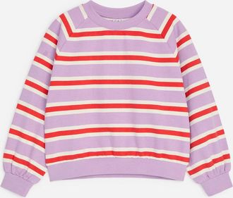 Arket Legeres Sweatshirt -Lila