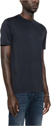 Emporio Armani Homme, Tops, Bleu, Taille: 2XL T-Chemises