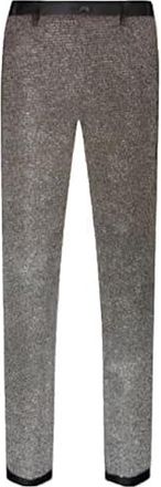 Generic Pantalon de danse disco pour homme - Jambe droite - Brillant - Pantalon de bo&icirc;te de nuit pour homme, Gris 1, 3XL