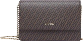 Liu Jo Kleine Monogramm Umh&auml;ngetasche - - Bags - Damen - Braun - ONE SIZE