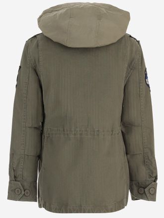 Polo Ralph Lauren Military Patch Cotton Parka - Green