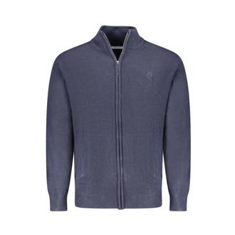 North Sails Blauer Nylon-Cardigan mit Stickerei - - Knitwear - Herren - Blau - S