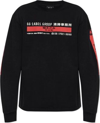 44 Label Group Homme, Tops, Noir, Taille: S T-Shirt &agrave; Manches Longues
