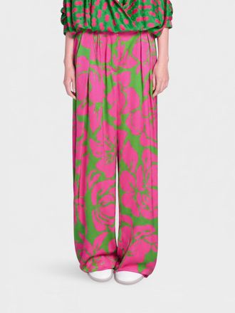 Dries Van Noten Pantalon Femme couleur Vert